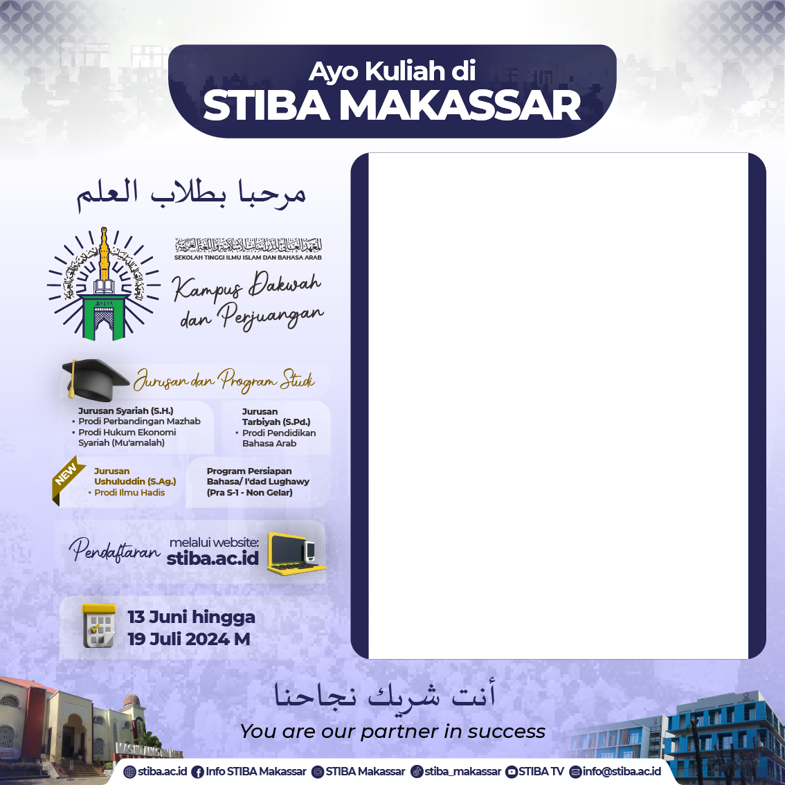 Konten Promosi PMB STIBA Makassar – STIBA Makassar